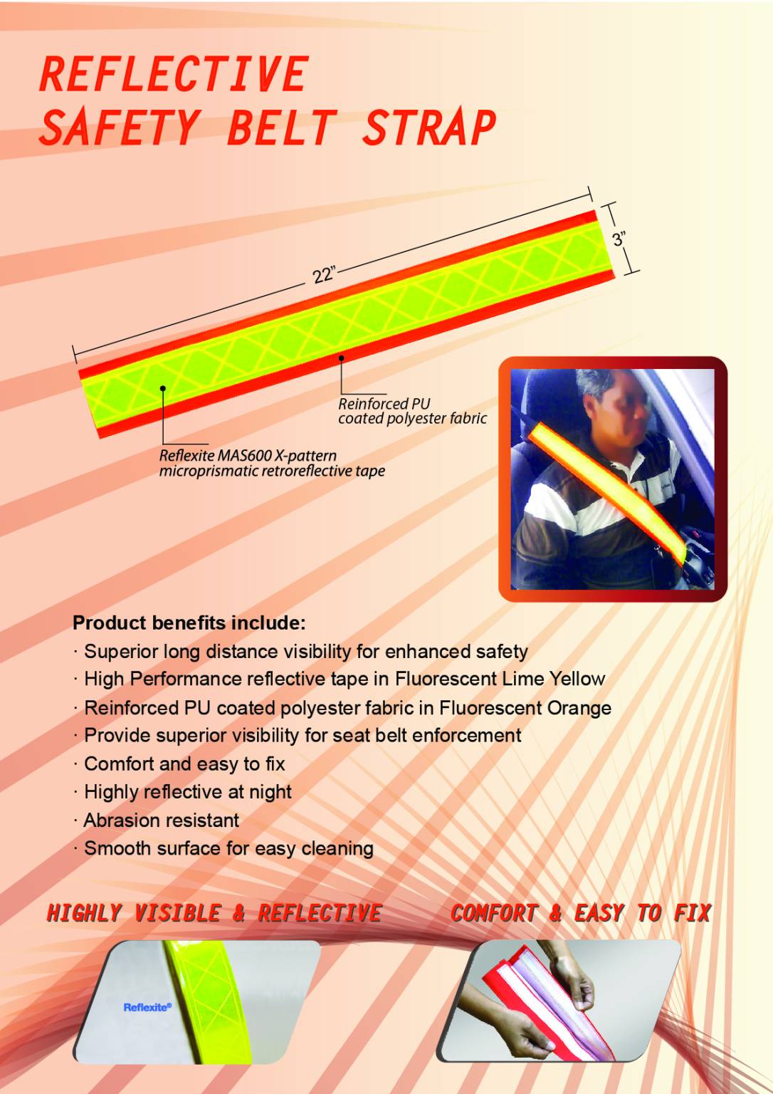 Reflective Safety Belt Cover – Sinar Selamat Sdn Bhd