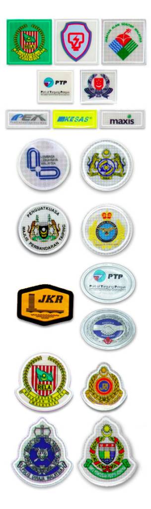 Reflective Front Badges – Sinar Selamat Sdn Bhd